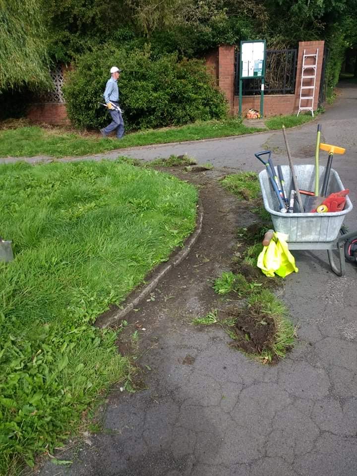 Recent Photos of Work at Lache Lane Entrance | Friends of Westminster Park